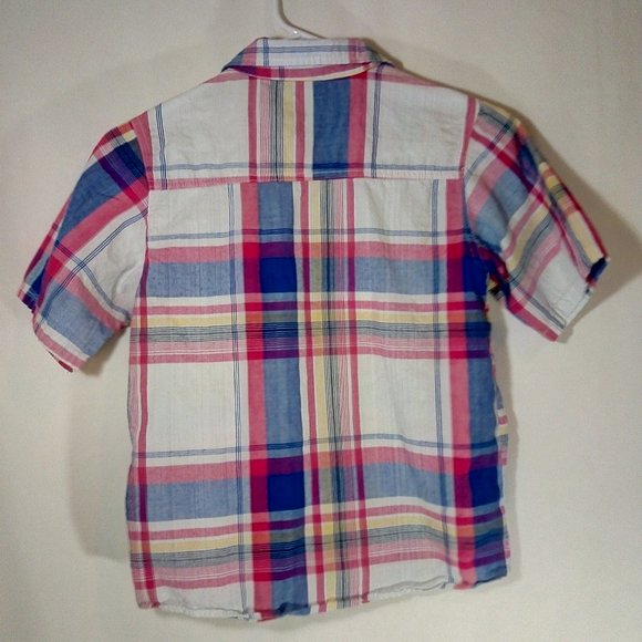 Akademiks | Shirts & Tops | Akademiks Kids Faded Primary Plaid Logo ...